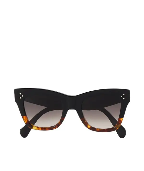 Celine Oversized Cat-eye Sunglasses - Black