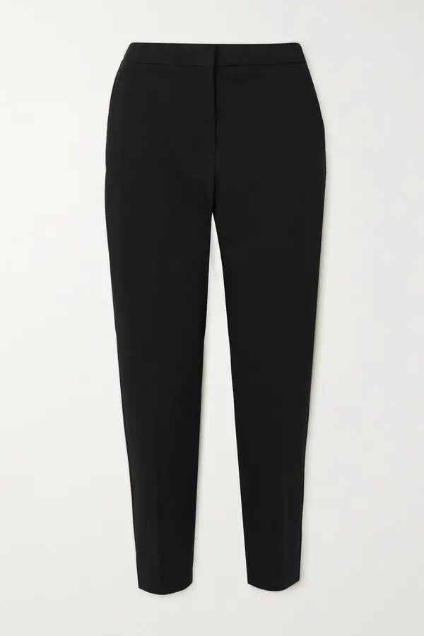 Max Mara Pegno Cady Straight-leg Pants - Black