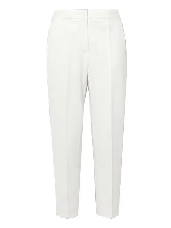Max Mara Pegno Cady Straight-leg Pants - White