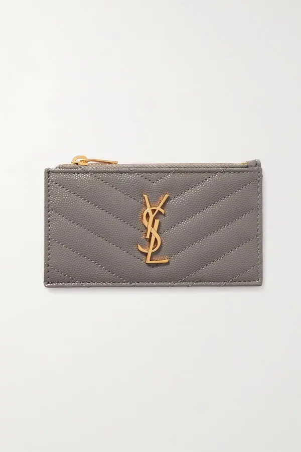 Saint Laurent Monogramme Envelope Quilted Wallet