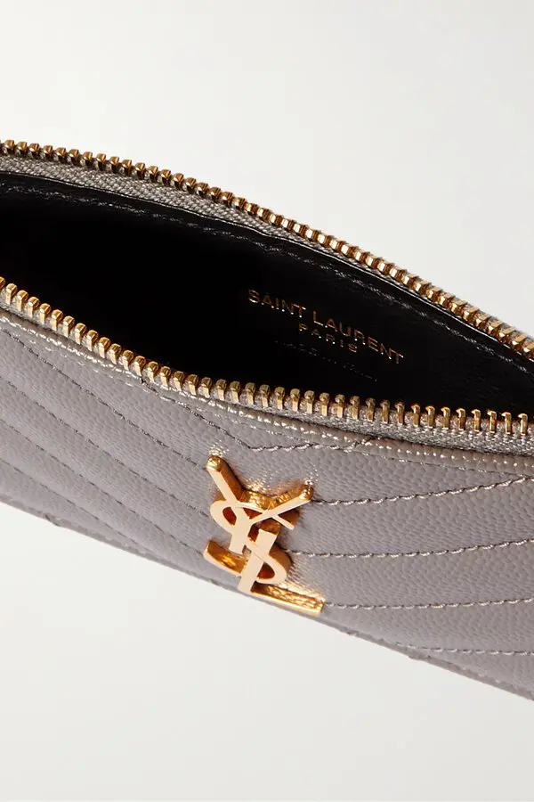 Saint Laurent Monogramme Envelope Quilted Wallet
