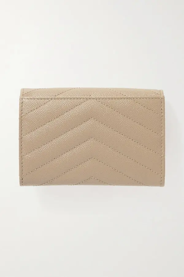 Saint Laurent Monogramme Envelope Quilted Wallet