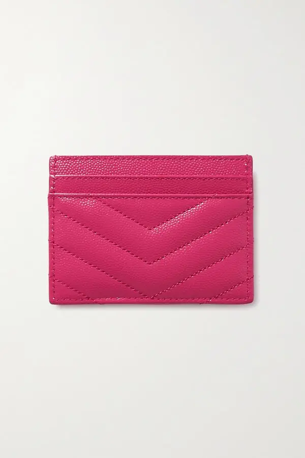 Saint Laurent Monogramme Quilted Cardholder