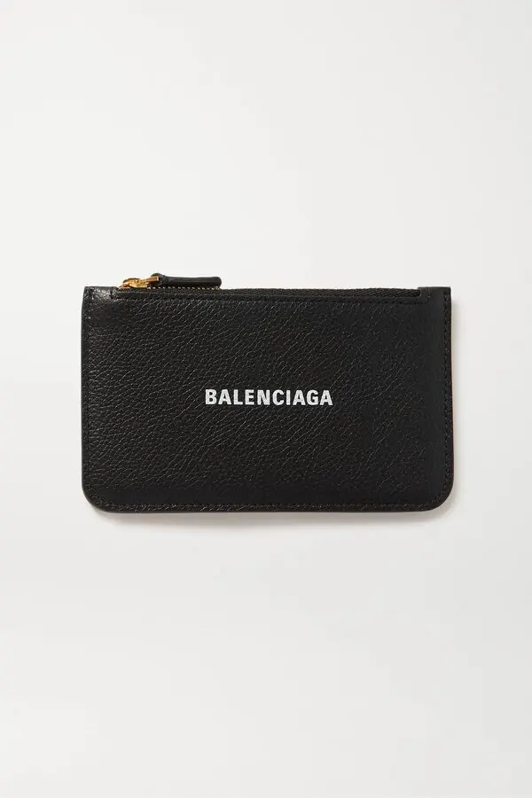 Balenciaga Cash Printed Textured-leather Wallet
