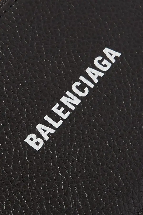 Balenciaga Cash Printed Textured-leather Wallet
