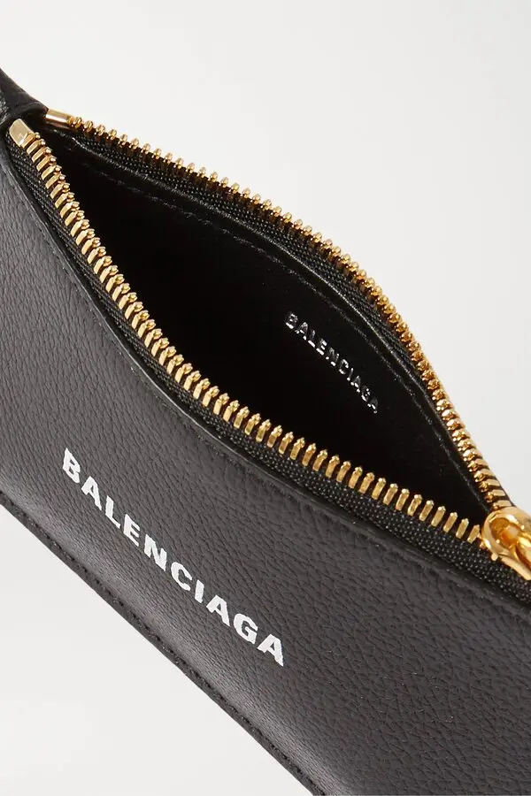 Balenciaga Cash Printed Textured-leather Wallet