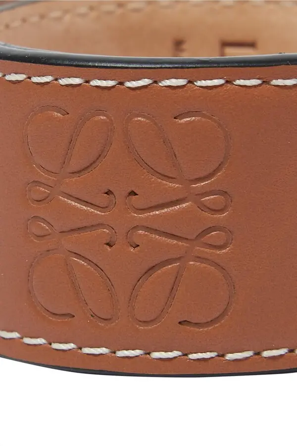 Loewe Logo-embossed Leather Bracelet