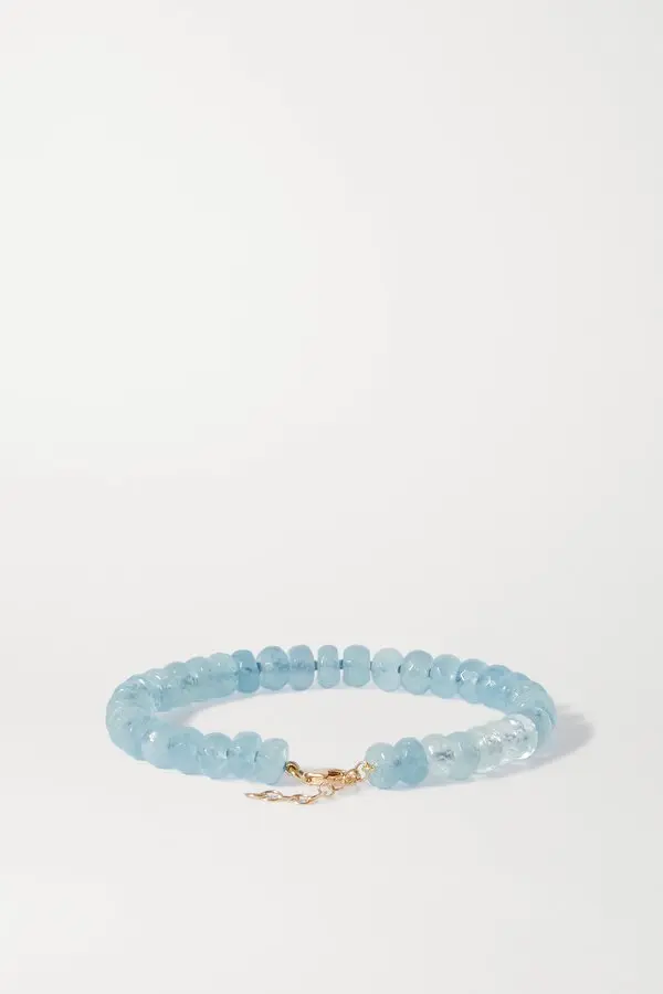 Jia Jia Oracle Aquamarine And Gold Bracelet - Blue