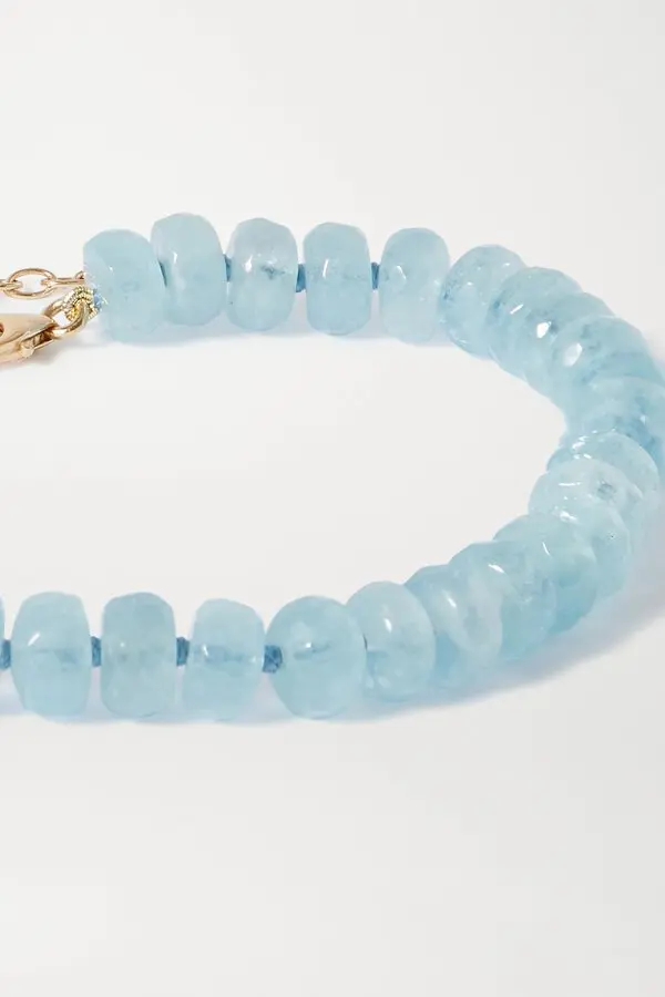 Jia Jia Oracle Aquamarine And Gold Bracelet - Blue
