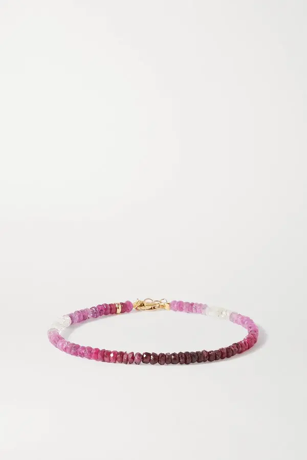 Jia Jia Net Sustain Arizona Ruby Bracelet - Pink