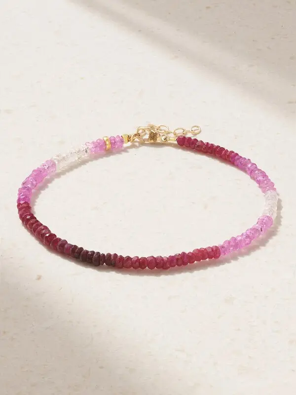 Jia Jia Net Sustain Arizona Ruby Bracelet - Pink
