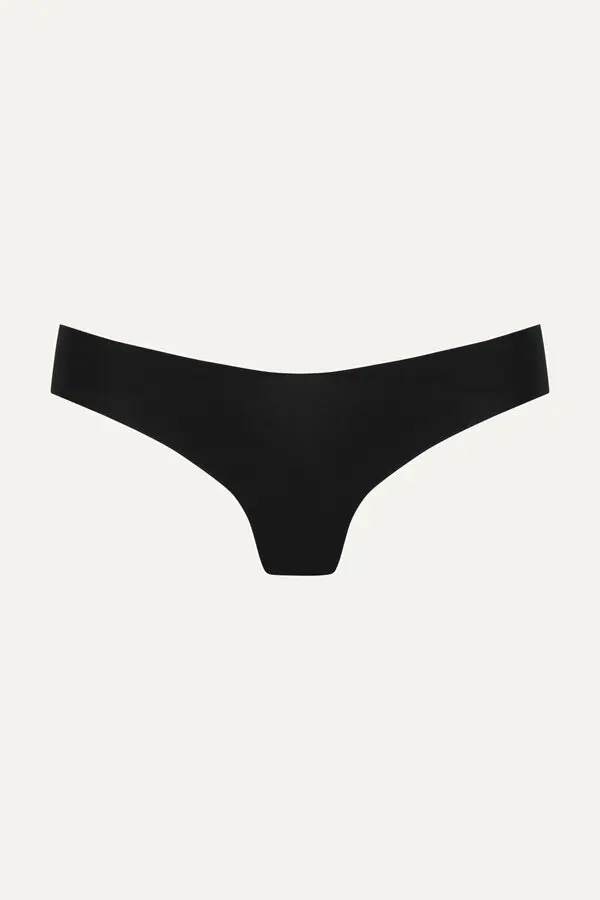 Commando Stretch Thong - Black