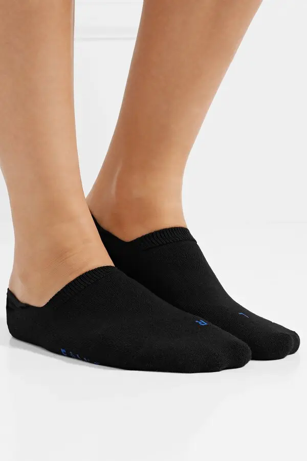 Falke Cool Kick Set Of Five Stretch-knit Socks - Black