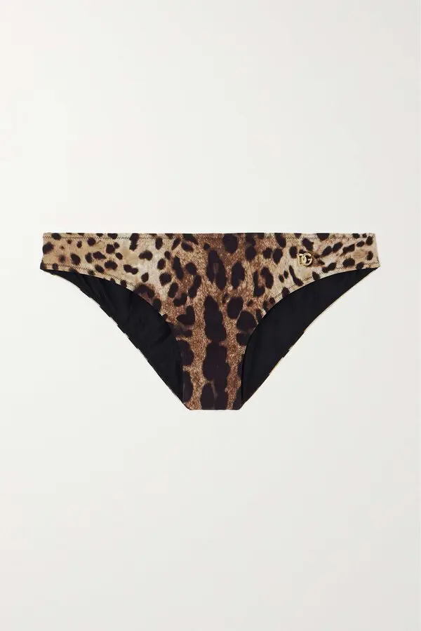 Dolce & Gabbana Leopard-print Bikini Briefs - Leopard Print