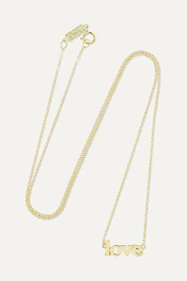 JENNIFER MEYER Love 18-karat Pendant Necklace - Gold