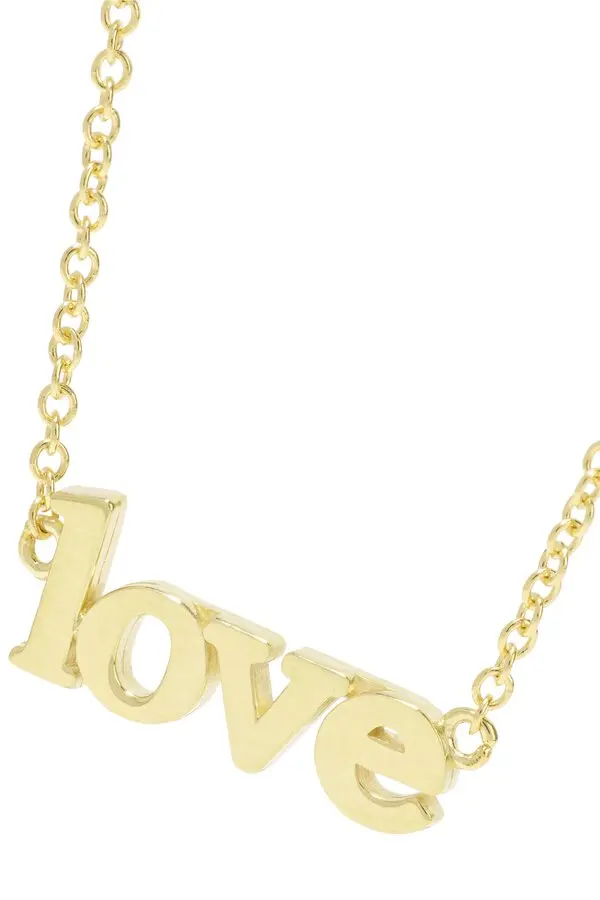 JENNIFER MEYER Love 18-karat Pendant Necklace