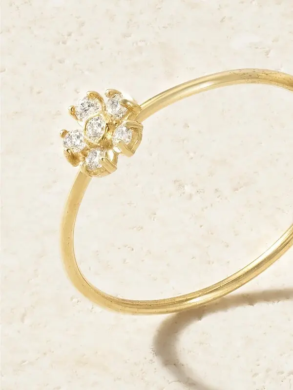 JENNIFER MEYER Flower Diamond Ring