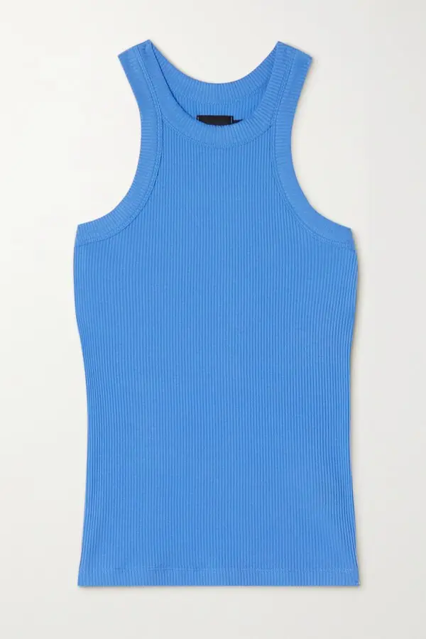 WSLY The Rivington Ribbed Stretch-tencel Lyocell Tank