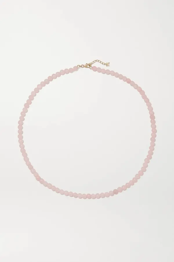 Mateo 14-karat And Quartz Necklace - Gold
