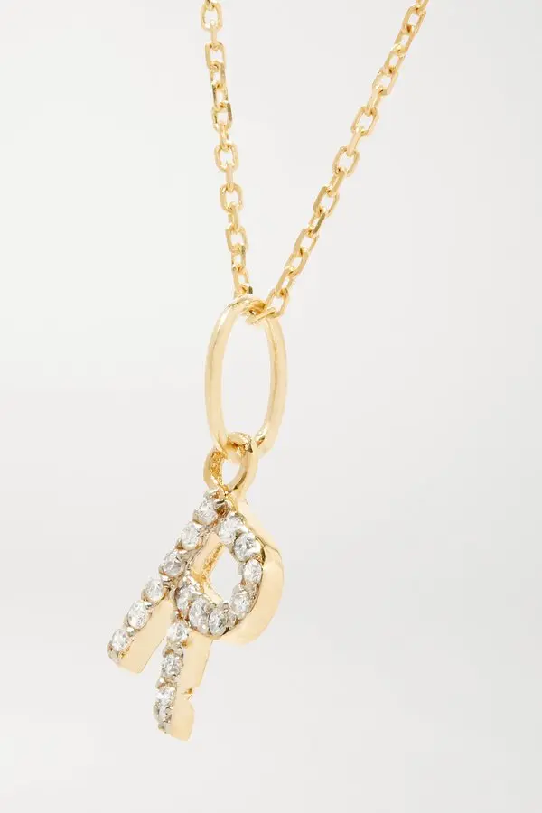 Mateo Initial Diamond Necklace