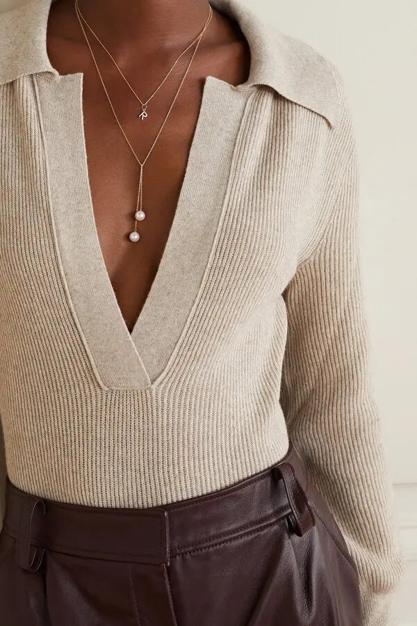 Mateo Initial Diamond Necklace