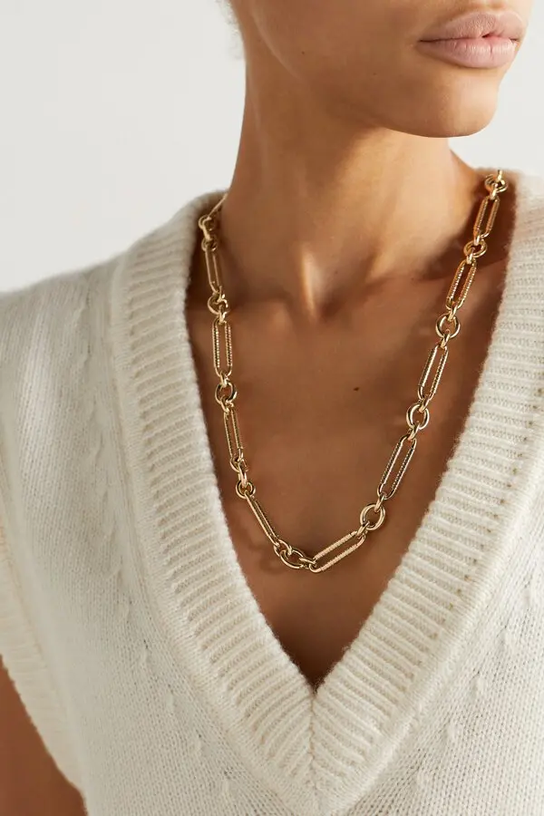 Lauren Rubinski 14-karat Chain Necklace