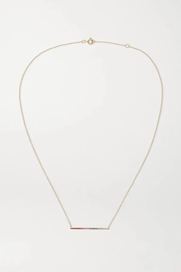 DIANE KORDAS 18-karat -stone Necklace
