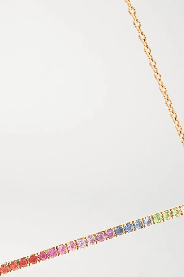 DIANE KORDAS 18-karat -stone Necklace
