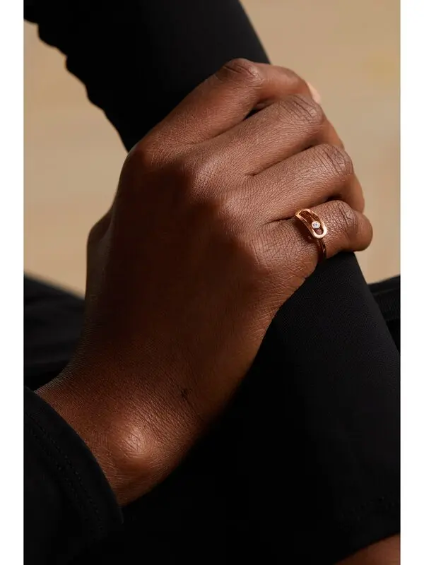 Messika Move Uno 18-karat Diamond Ring - Gold