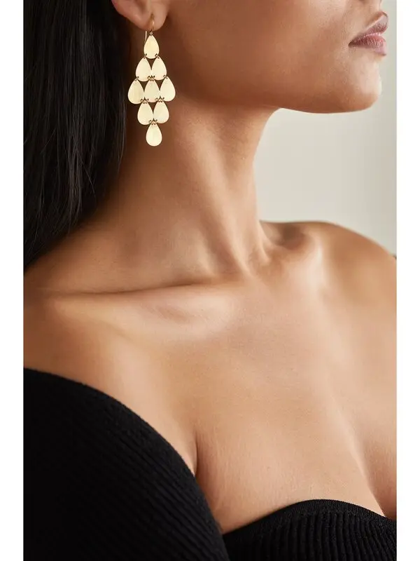 Irene Neuwirth 18-karat Chandelier Earrings