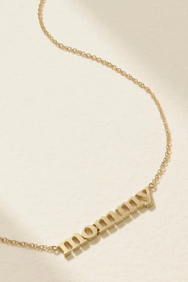 JENNIFER MEYER Mommy 18-karat Necklace - Gold