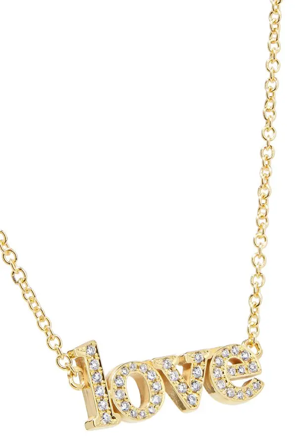 JENNIFER MEYER Love 18-karat Diamond Necklace