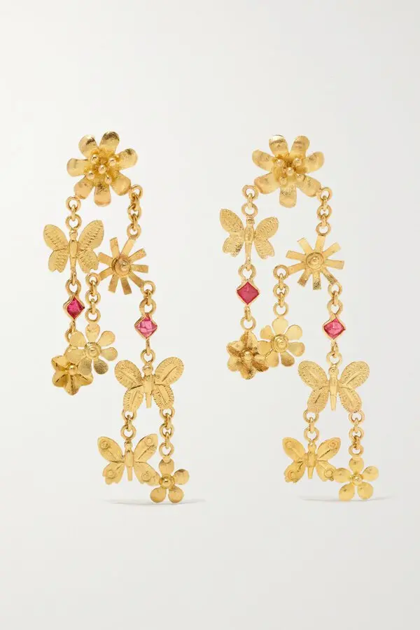 PIPPA SMALL 18-karat Ruby Earrings