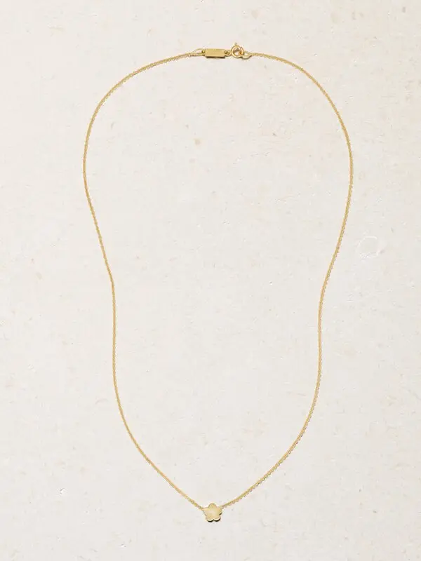 JENNIFER MEYER Mini Daisy 18-karat Diamond Necklace