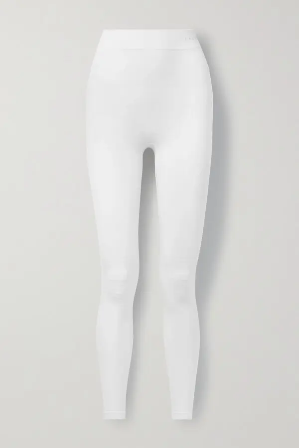 Falke Stretch-knit Leggings - White