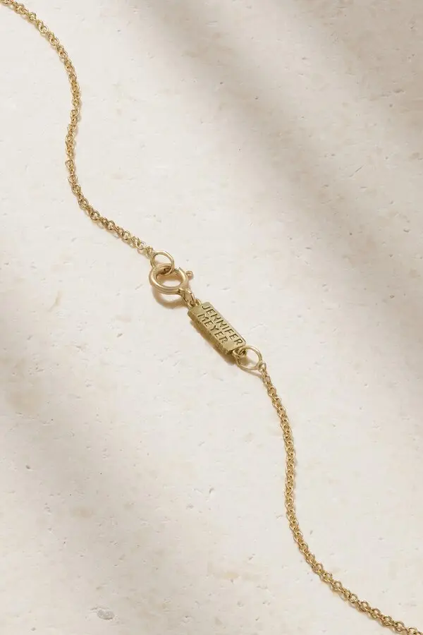 JENNIFER MEYER Open Heart 18-karat Necklace
