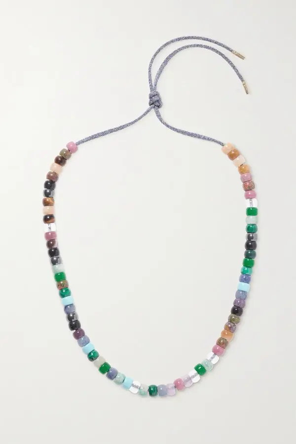 Carolina Bucci Forte Beads Multi-stone Necklace Kit - Blue