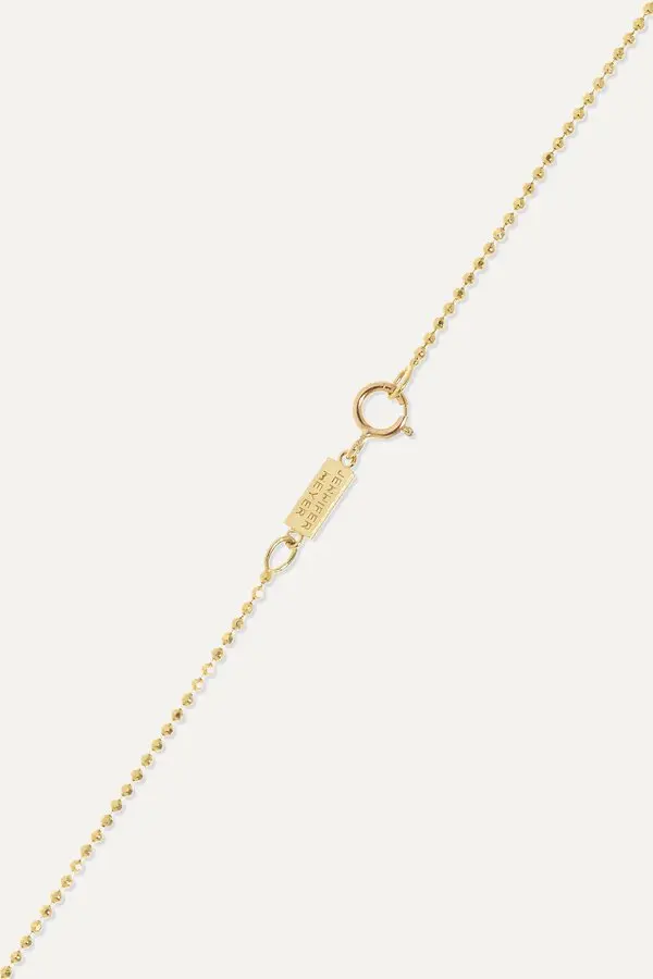 JENNIFER MEYER Initial 18-karat Necklace