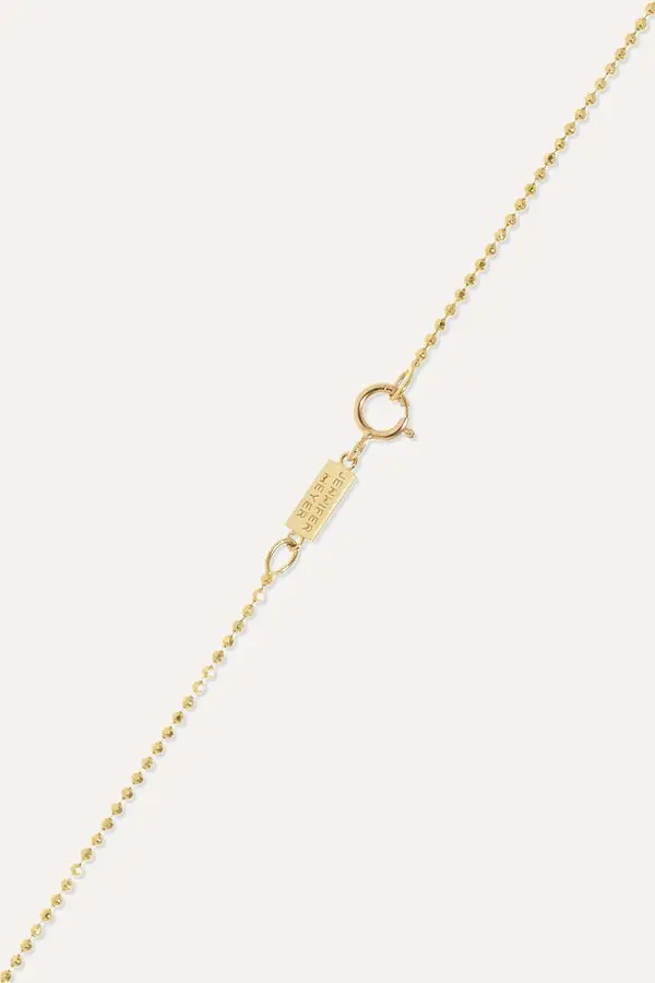 JENNIFER MEYER Initial 18-karat Necklace
