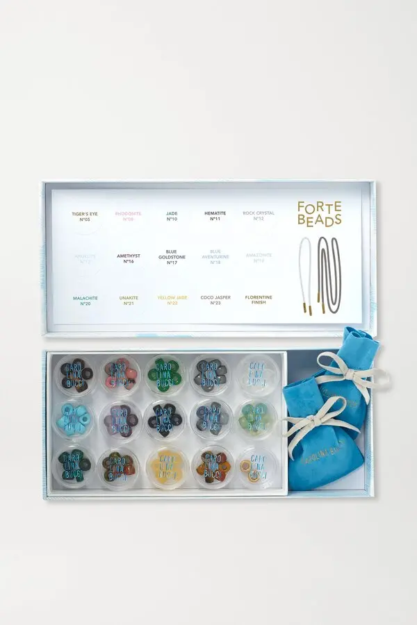 Carolina Bucci Forte Beads Moonbow 18-karat Lurex And Multi-stone Kit