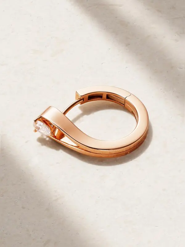 REPOSSI Serti Inversé 18-karat Diamond Earring