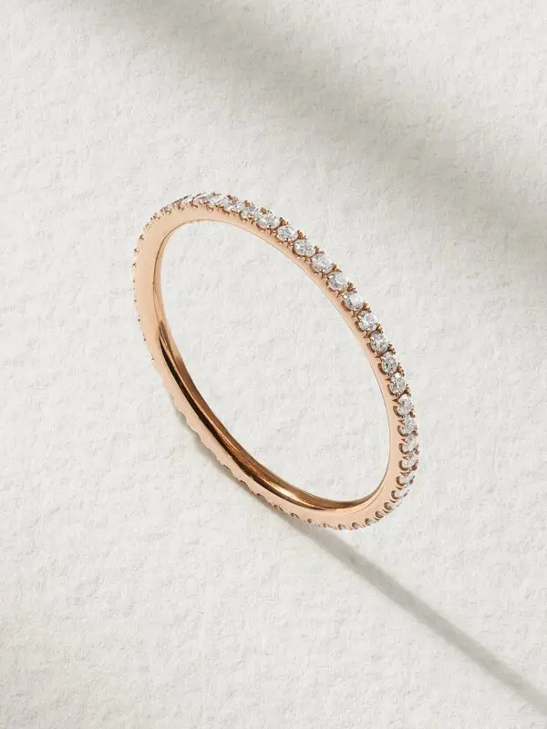 Ileana Makri Thread 18-karat Diamond Eternity Ring - Gold