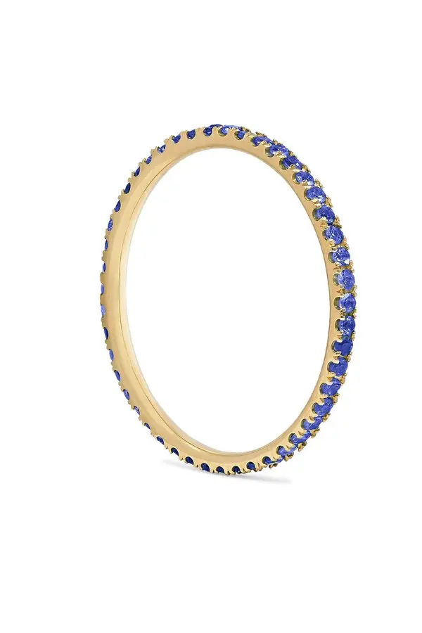 Ileana Makri Thread 18-karat Sapphire Ring - Gold