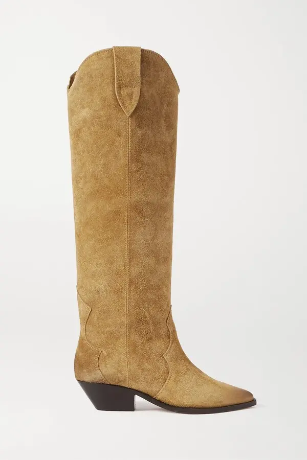 Isabel Marant Denvee Suede Knee Boots