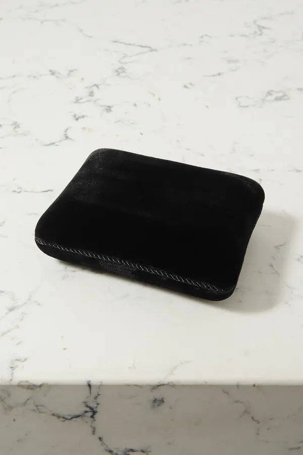 Sophie Bille Brahe Velvet Jewelry Box - Black