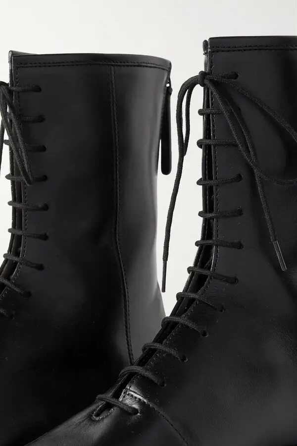 Legres 08 Leather Ankle Boots - Black