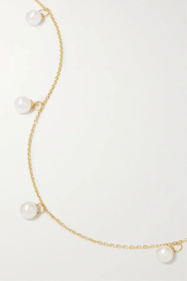 Mateo 14-karat Pearl Choker