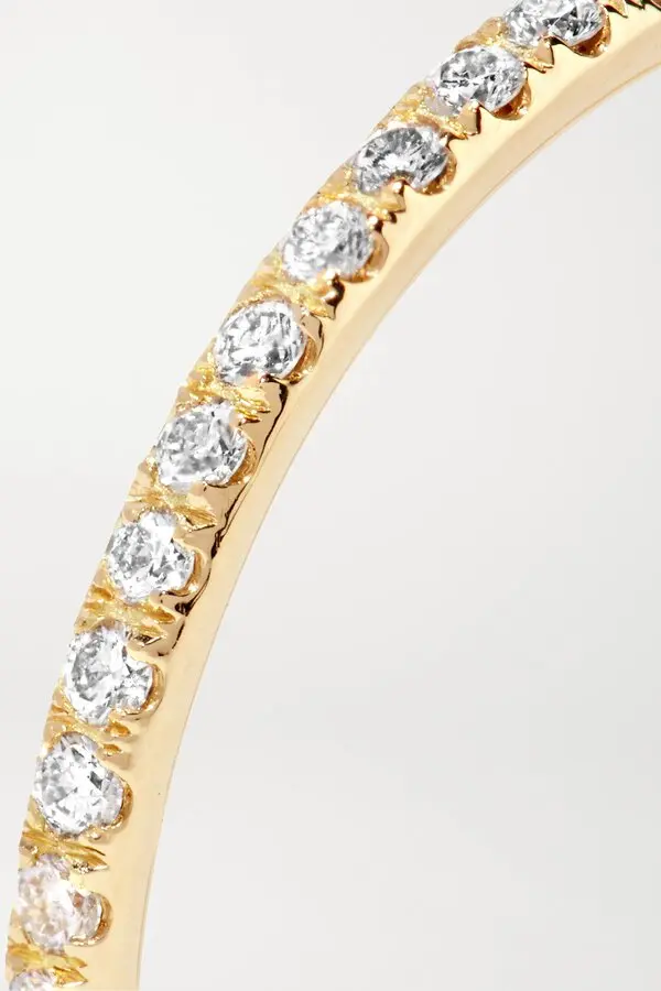 Ileana Makri Thread 18-karat Diamond Eternity Ring