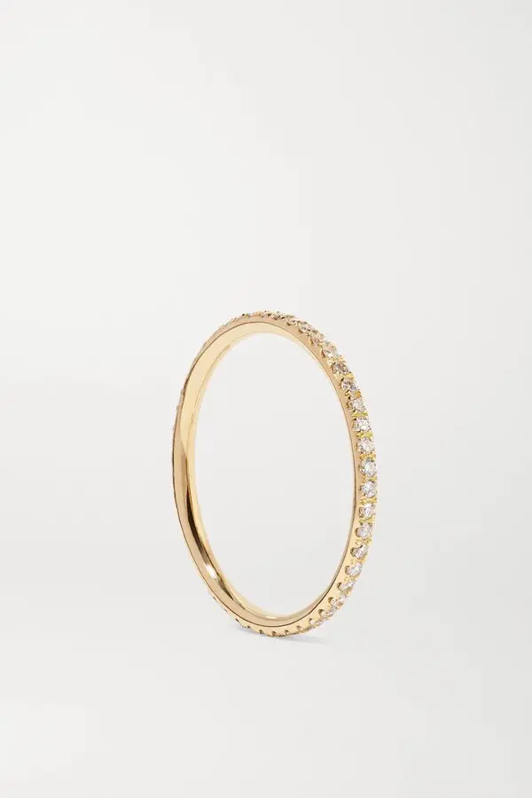 Ileana Makri Thread 18-karat Diamond Eternity Ring