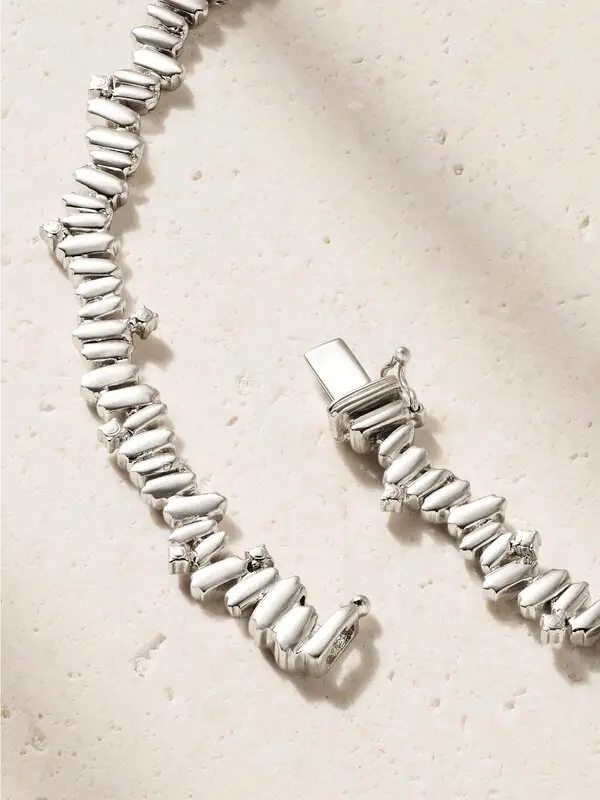 SUZANNE KALAN 18-karat Diamond Necklace